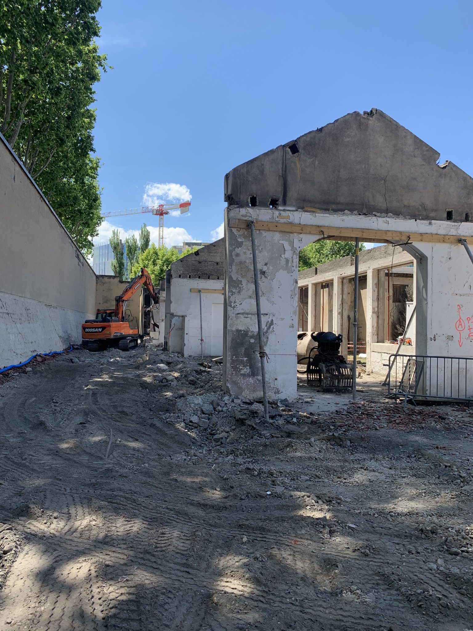 Déconstruction sélective d'anciens ateliers - MDC & MDDD