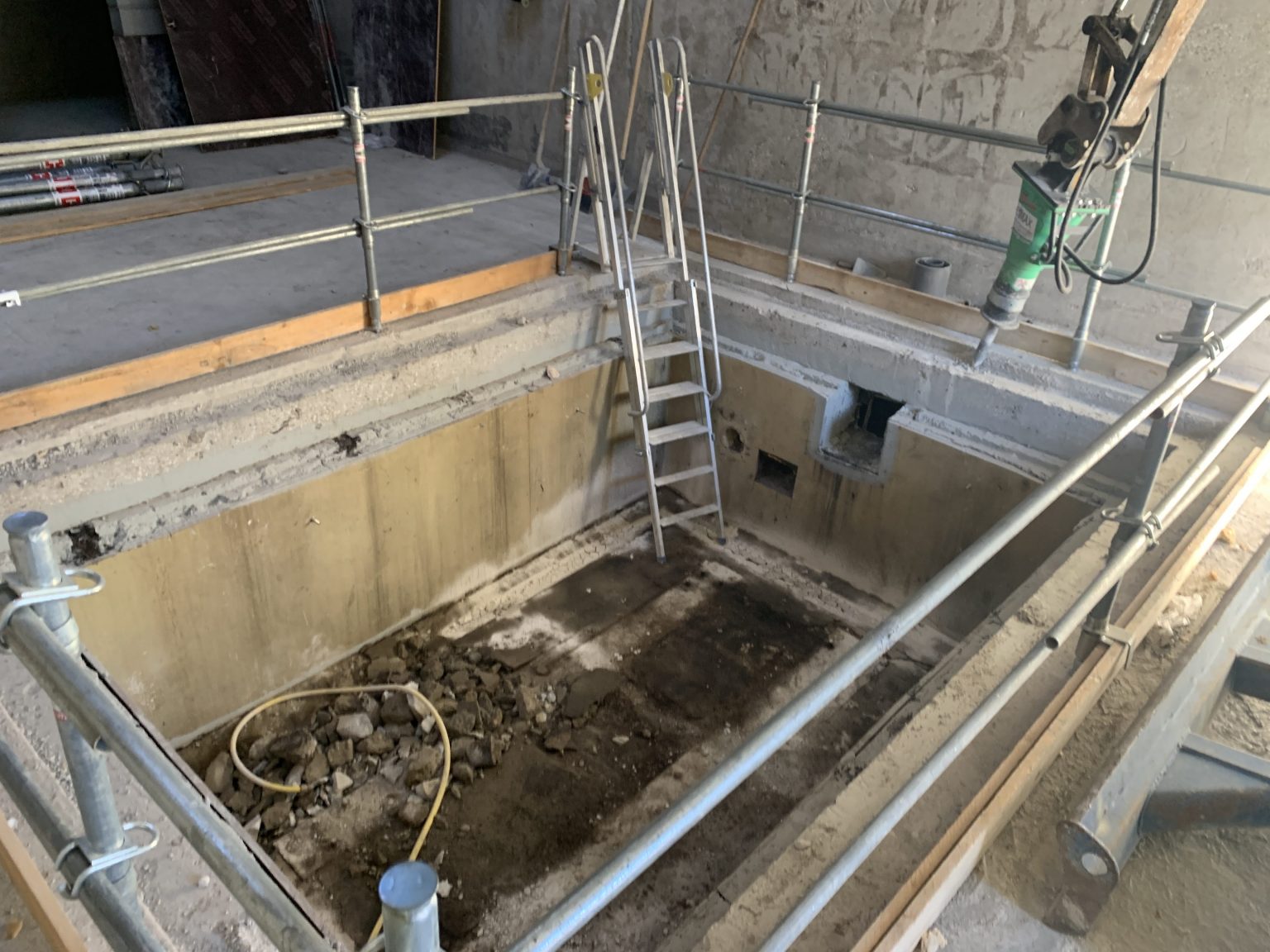 Aspiration de terre en terrasse - MDS