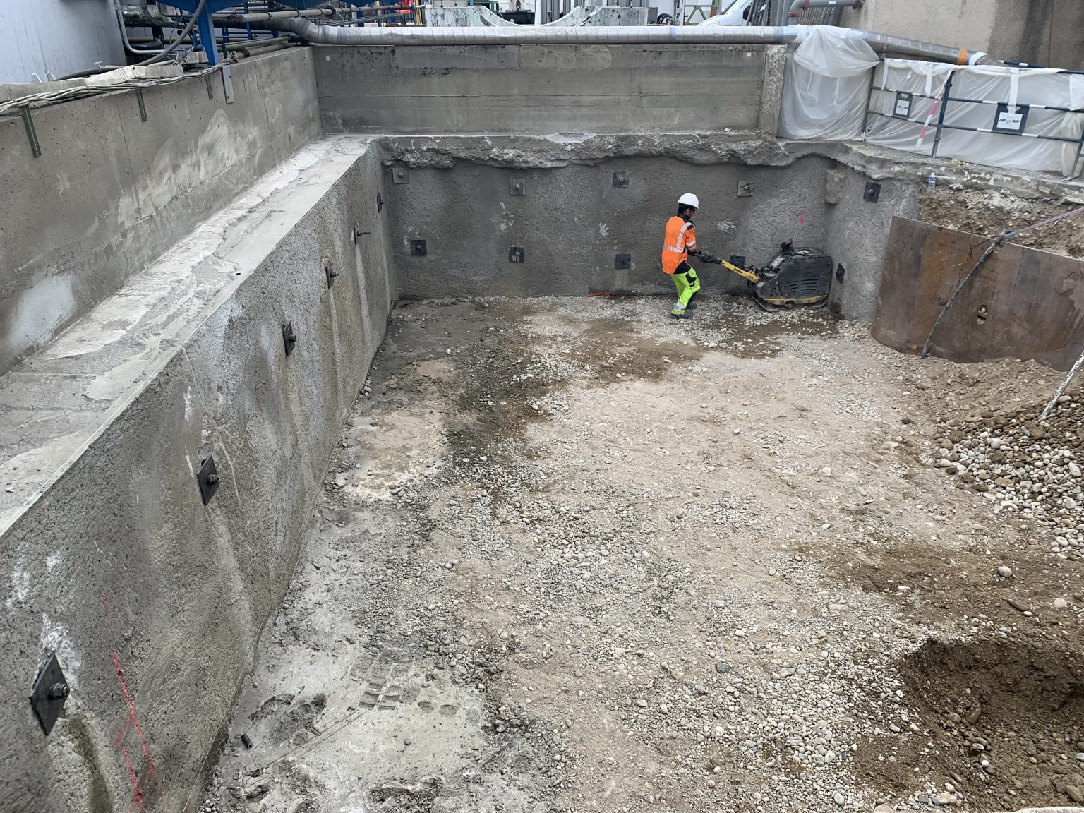 Réalisation d'un soutènement provisoire - MDC & MDTS